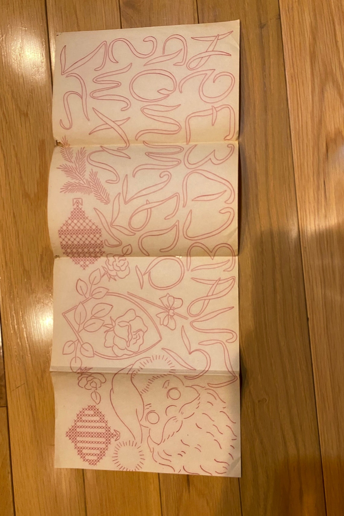 11 Sheets Vintage Iron on Transfers - Ready to Paint - Embroider ...