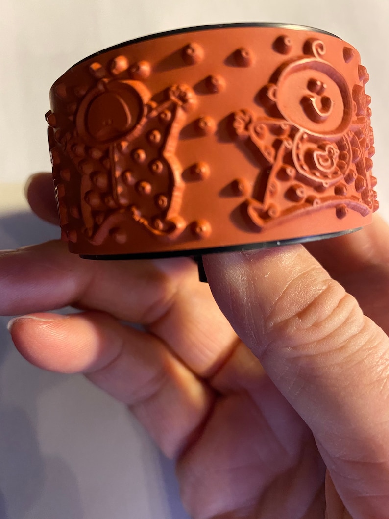 Stampin UP Red Rubber Stamp Wheel Block Stampin Around - Etsy