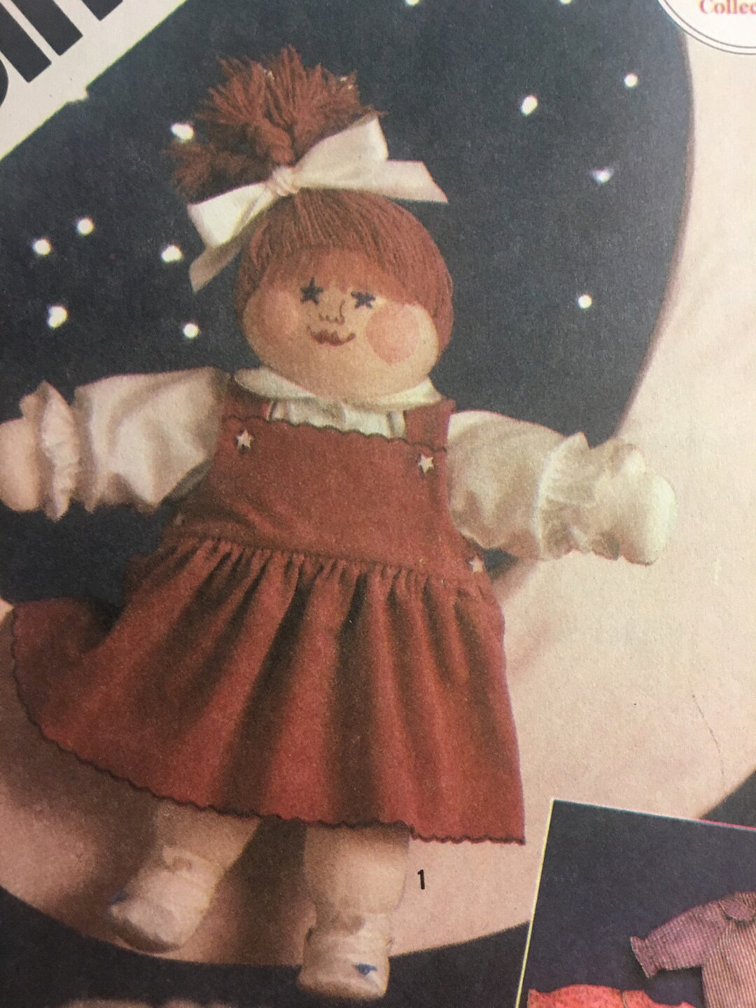 MOONBEAM Girl Doll and Clothes Cloth Stuffed Rag Doll 20" and Wardrobe ...