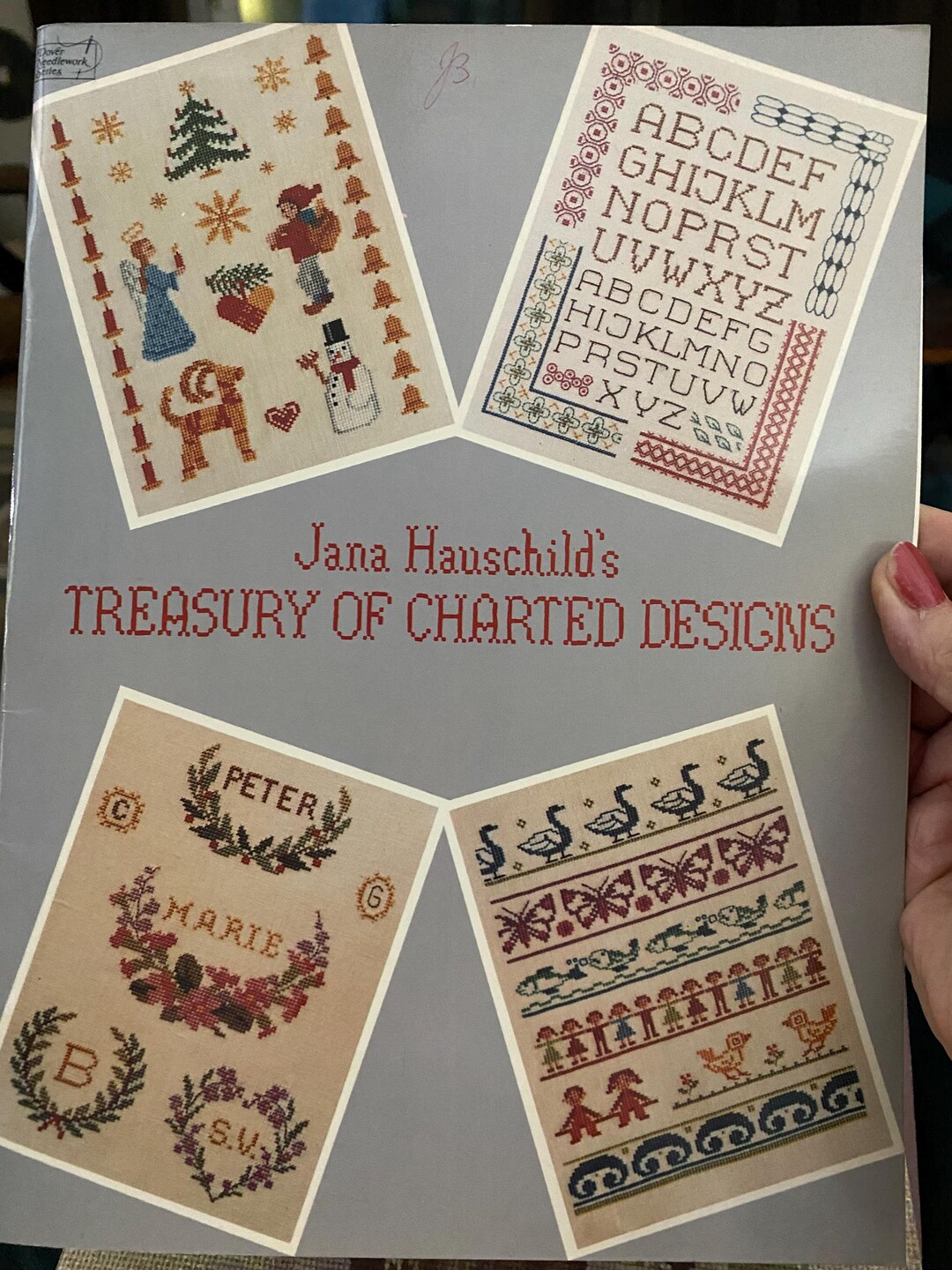 Treasury of Charted Designs for Needlepoint & Cross Stitch Alphabets ...