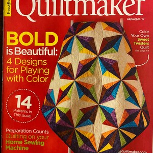 Fons & Porter's Quiltmaker Magazine July/aug 2017 Patterns, Piecing ...