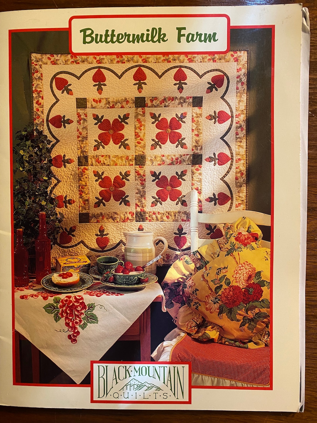 Buttermilk Farm Applique Quilt Patterns - Quilt Block Pattern - Pieced ...