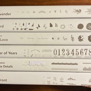 Stampin UP Rubber Stamp Blocks - Choose Design - Paper Crafting, Print ...