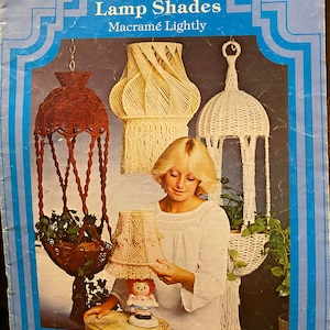 Lamp Shades Macrame Lightly / Plant Hangers Home Decorating Ideas - C ...