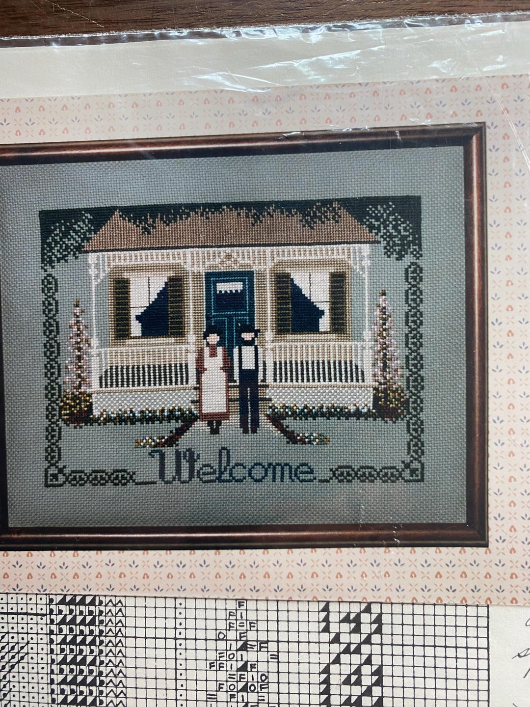 Amish Welcome - 1986 - Cross Stitch Chart (pattern) - Counted Thread ...