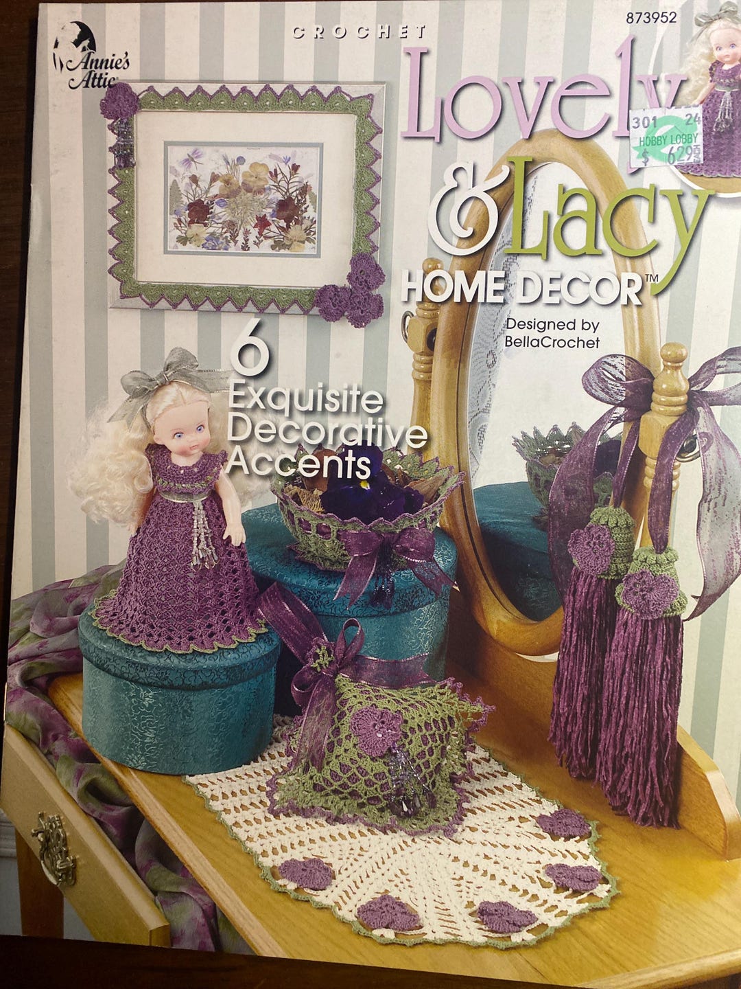 Crochet Lovely & Lacy Home Decor - Sachet Doll Dress Tassels Etc ...