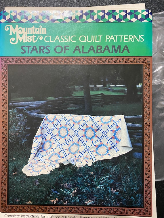 Stars of Alabama Quilt Pattern Mountain Mist Classic Quilt - Etsy