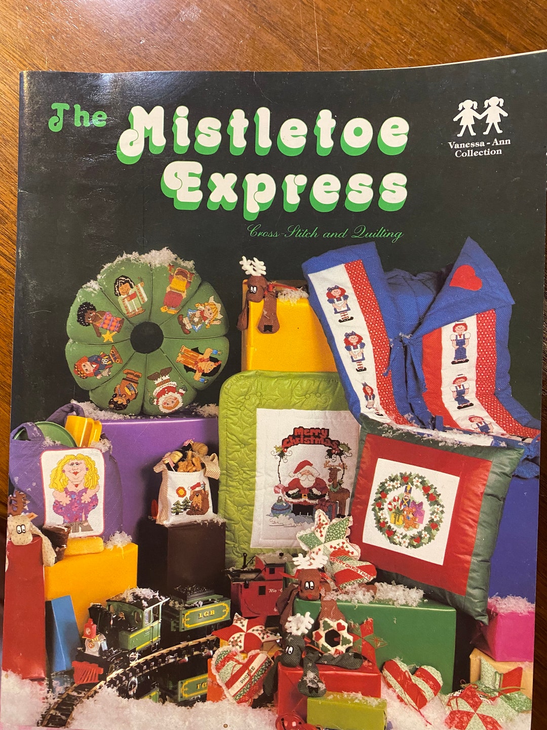 Mistletoe Express - Christmas Cross Stitch and Other Needlework - 1982 ...