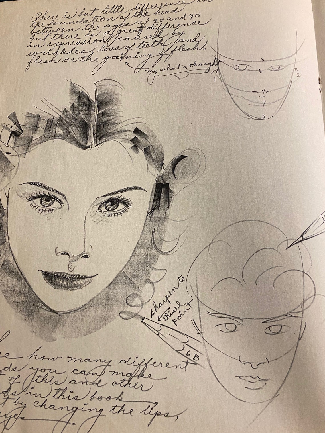 Heads How to Draw & Paint - Walter Foster #17 Art Instruction Booklet ...