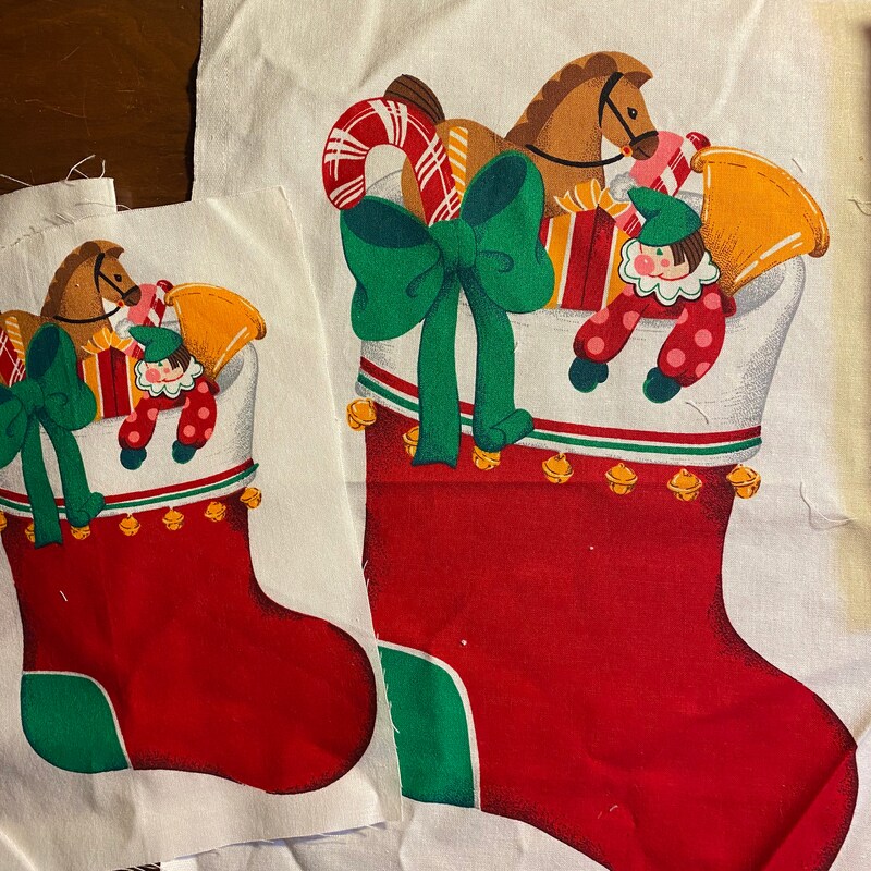 Christmas Stocking Applique - Etsy