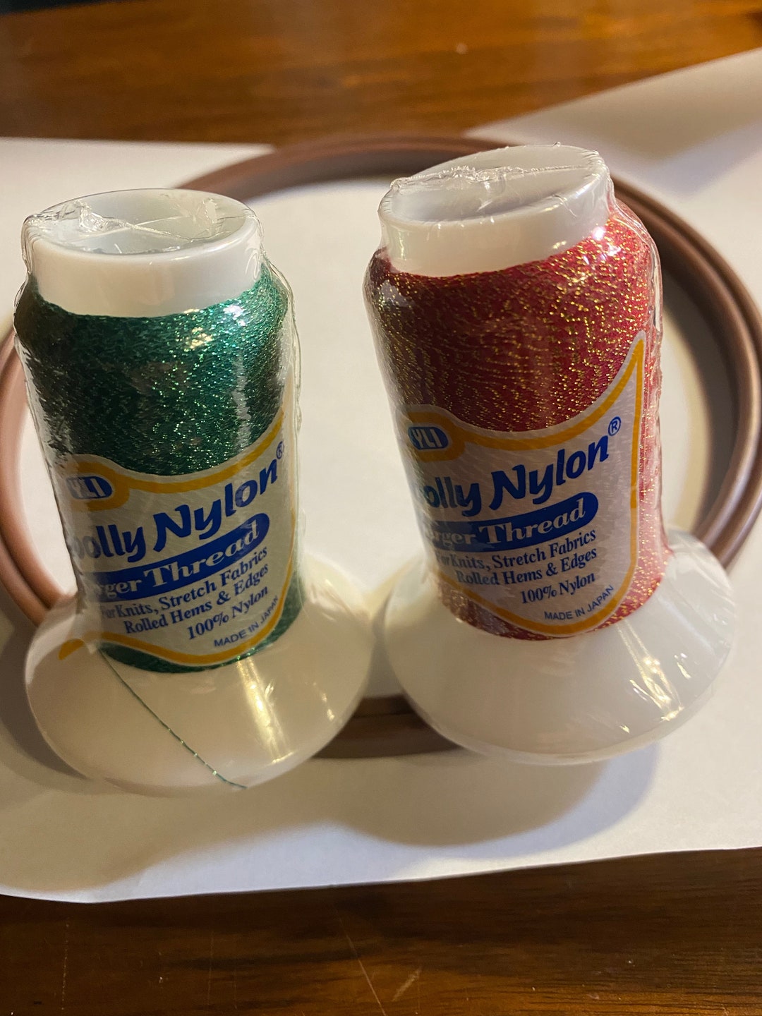 Woolly Nylon Decorative Serger Thread Spools Metallics as Pictured ...