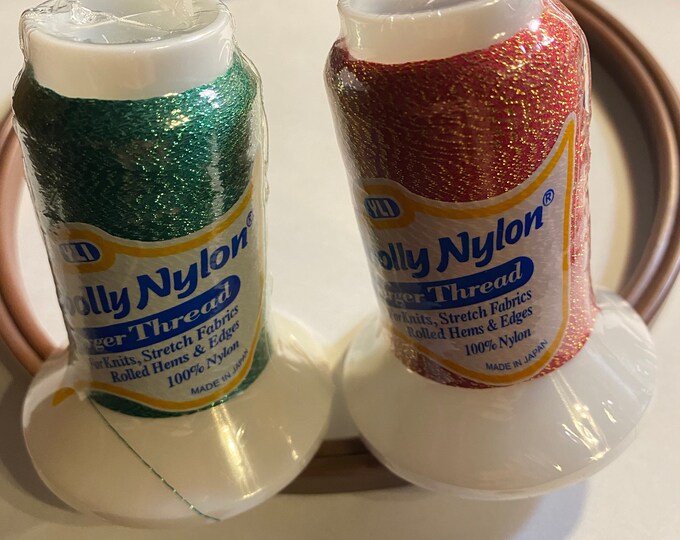 Woolly Nylon Decorative Serger Thread - Spools Metallics as Pictured ...