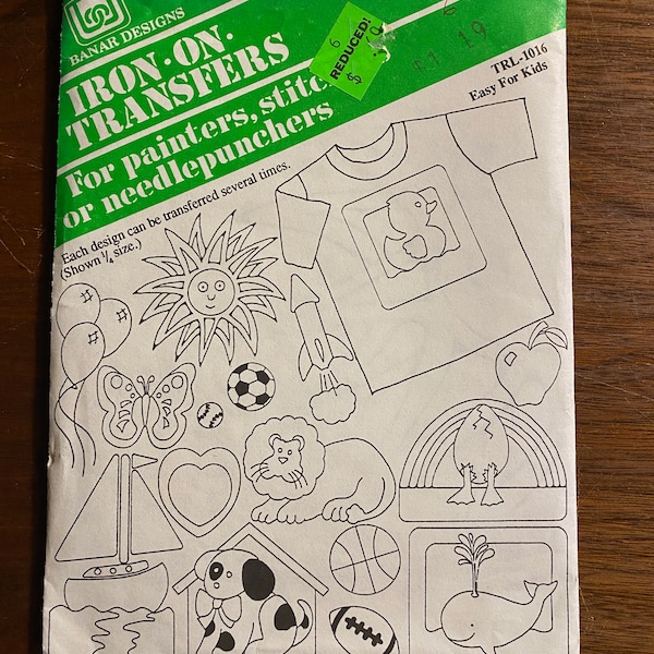 Hot Iron Transfers - Etsy