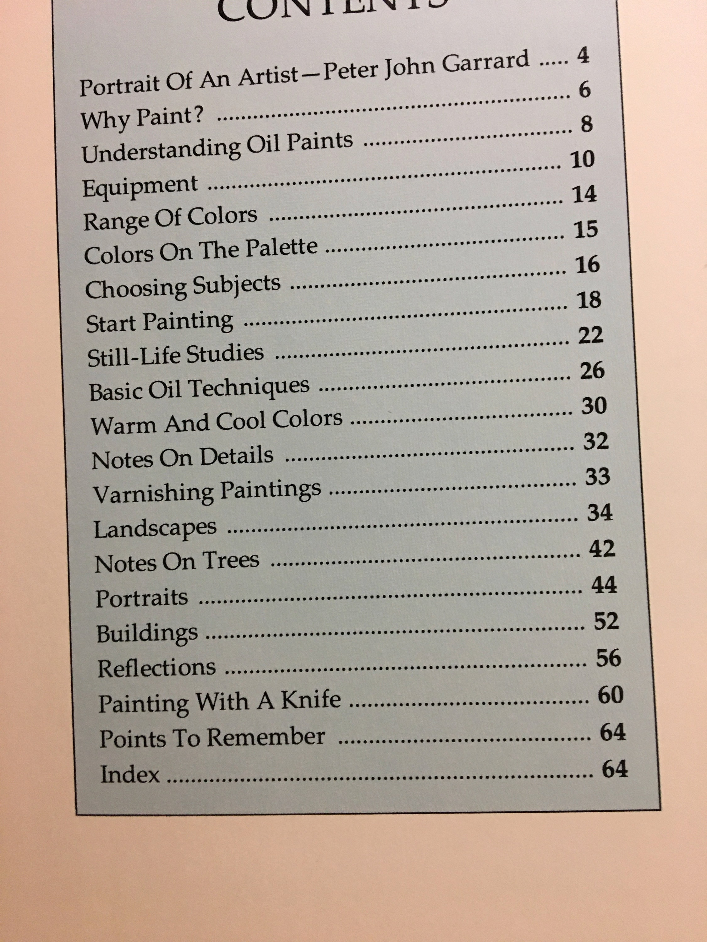 How to Paint With Oils Peter Garrard Step by Step - Etsy