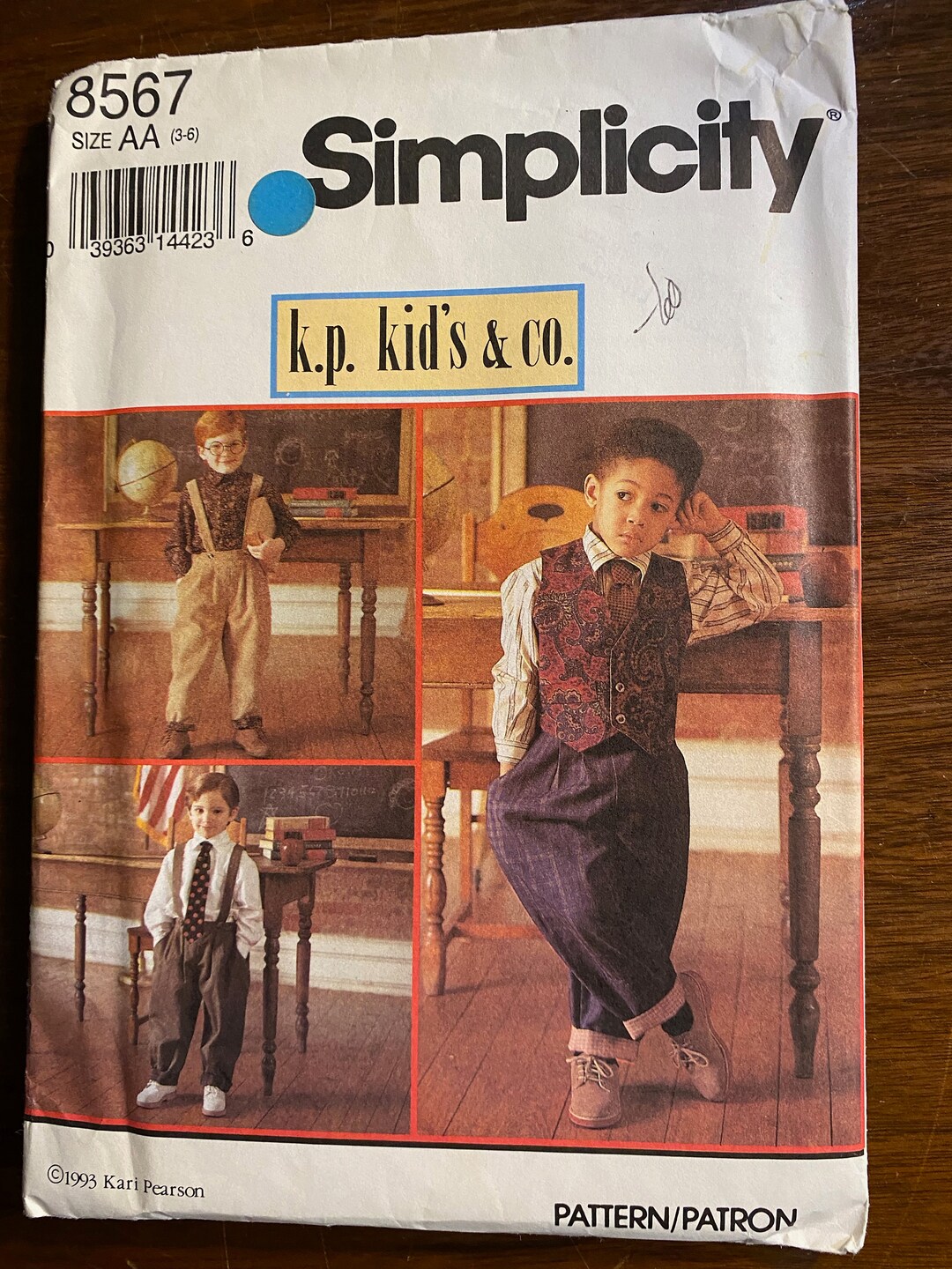 Child's / Toddler's / Boy's Outfits - Pants, Vest, Shirt Simplicity ...