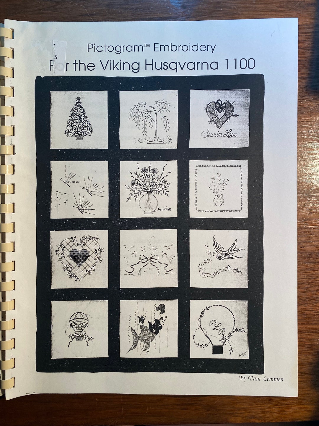 Pictogram Embroidery Machine Embroidery 1100 Viking Husqvarna Sewing ...