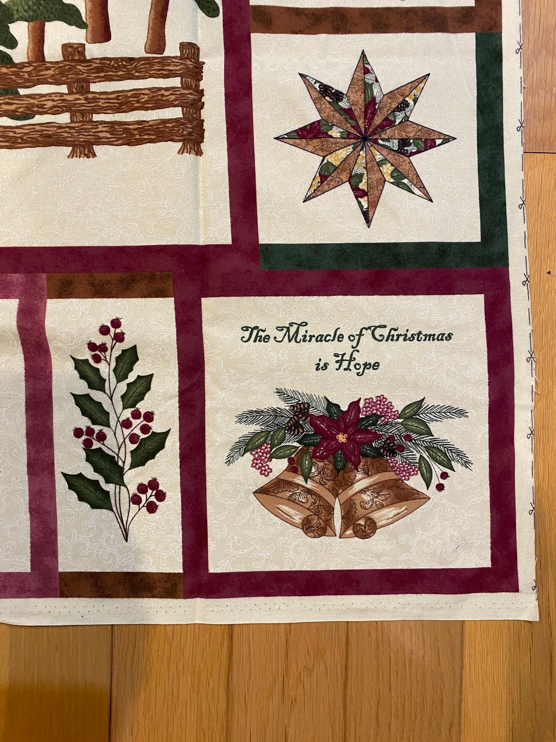 Northcott Warmth of Christmas is Friendship Fabric PANEL - Sharon ...