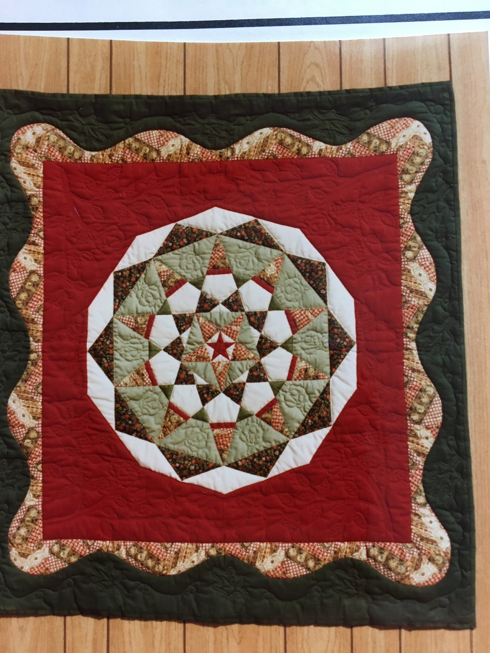 Columbia Star Quilt Pattern - Quilt Block Pattern - 48" X 52" and 46 ...