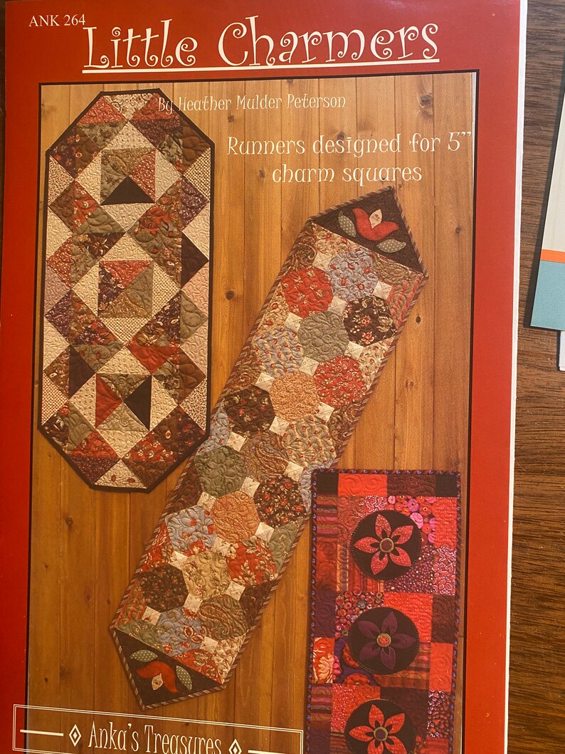 Little Charmers 3 & 4 Table Quilted Table Cover / Runner / Placemats ...