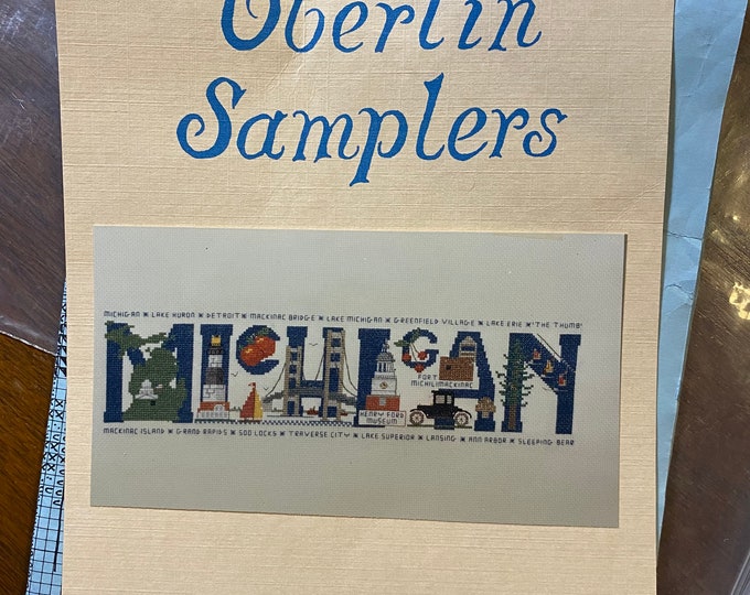 Michigan Oberlin Samplers Counted Cross Stitch Chart - Counted Thread ...
