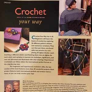 Crochet Your Way: for Beginners Learn to Crochet (2000) Designs Afghan ...