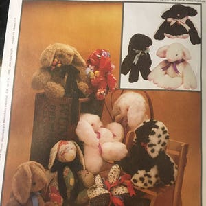 Teddy BEAR, Rabbit, Lamb - Carol's Zoo (easy) -- Soft Stuffed 16" Bears ...