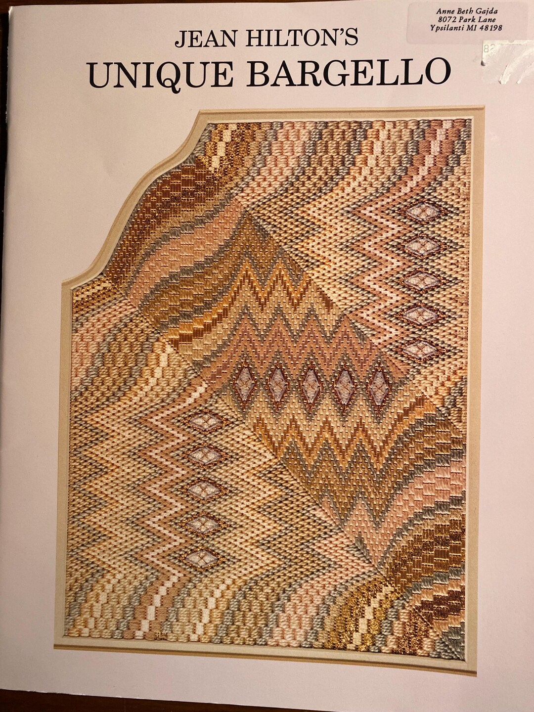 Unique Bargello - A Collection of Original Designs - Jean Hiltons - 1994 - Canvas Embroidery ...