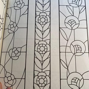 Sidelights, Fanlights and Transoms Stained Glass Pattern Book - Classic ...