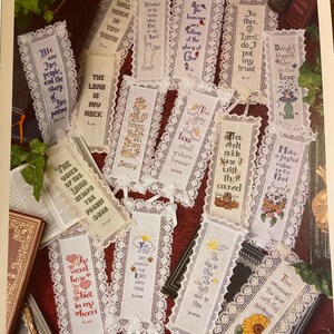Praying Hands Scripture Inspired Cross Stitch - Choose: Bookmarks, Samplers, Table Graces ...