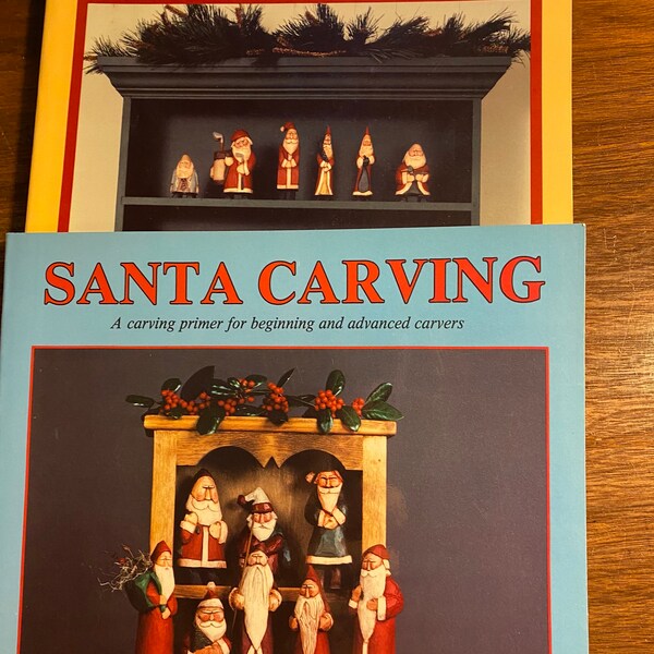 Santa Carving - Etsy