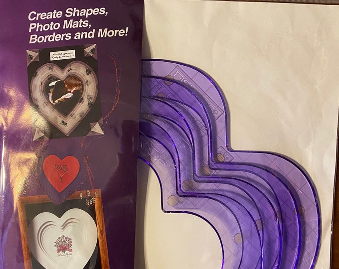 Fiskars Heart Shape Template Set Paper Cutting Decorative Decoupage ...