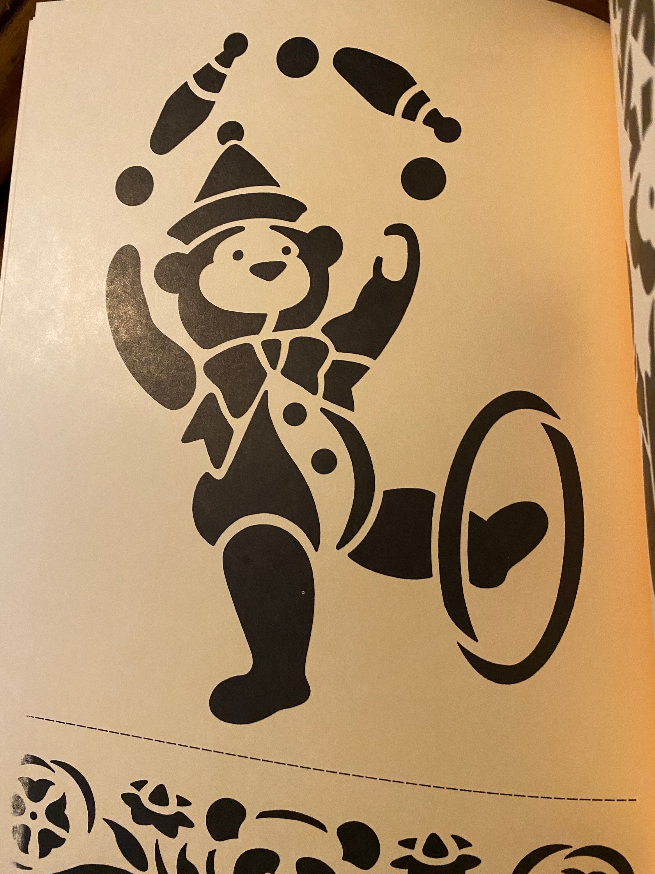 Teddy Bear Cut & Use Stencils 76 Designs Patterns Ted | Etsy