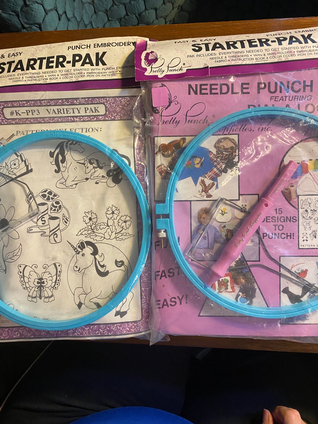 Starter Kit Needle Punch Embroidery Kit by Pretty Punch Choose Package ...