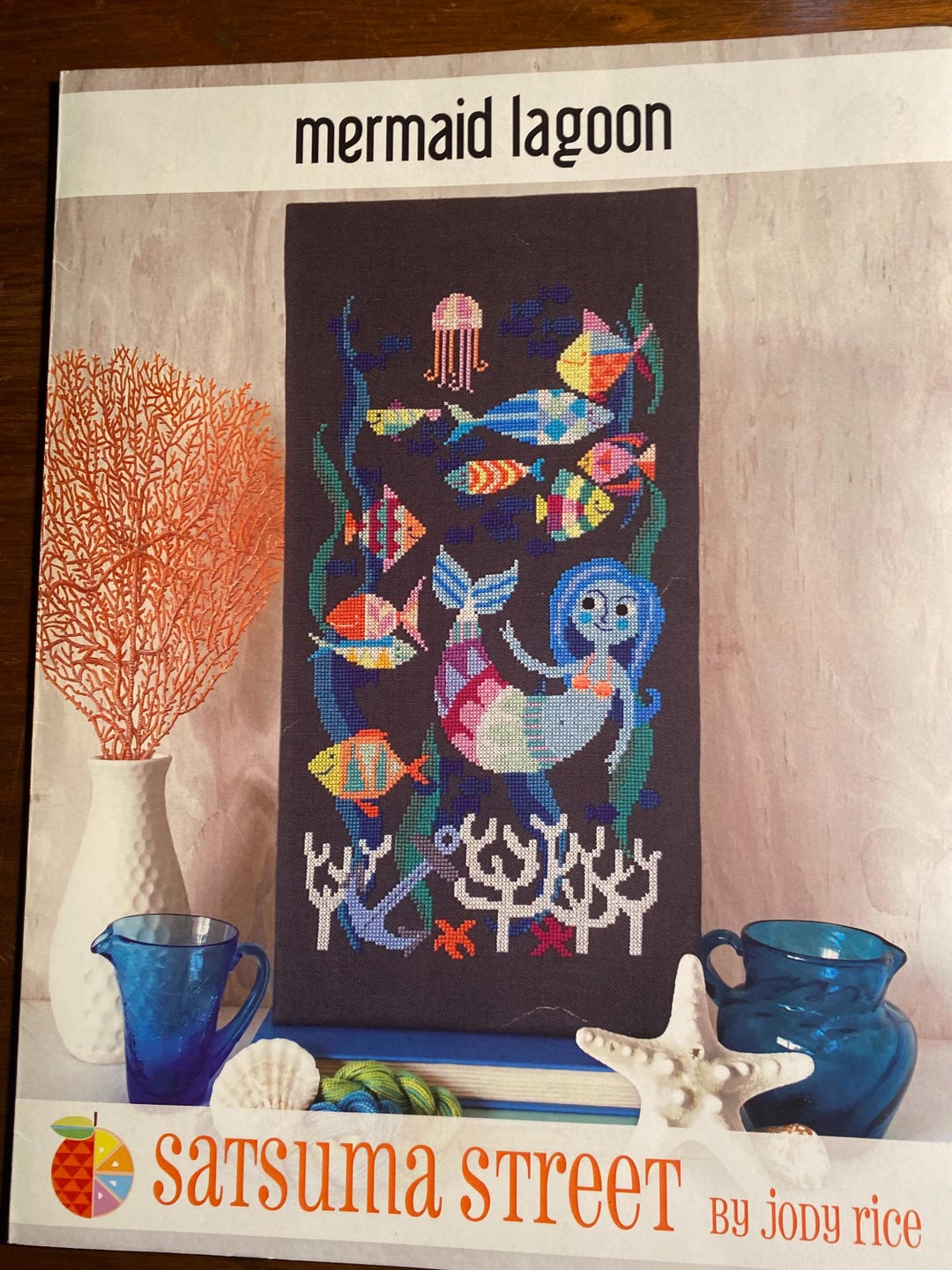 Mermaid Lagoon - Jody Rice - Embroidery Cross Stitch Chart - 2016 ...