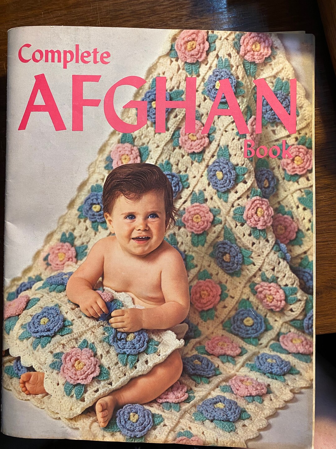 Complete Afghan Book - Knit and Crochet - 1970 - Quick Easy Patterns ...