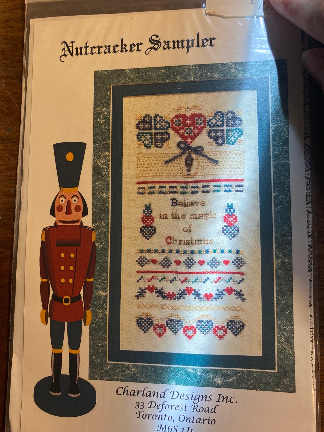 Nutcracker Sampler - Christmas With Nutcracker Charm - Counted Thread Cross Stitch - Charland ...