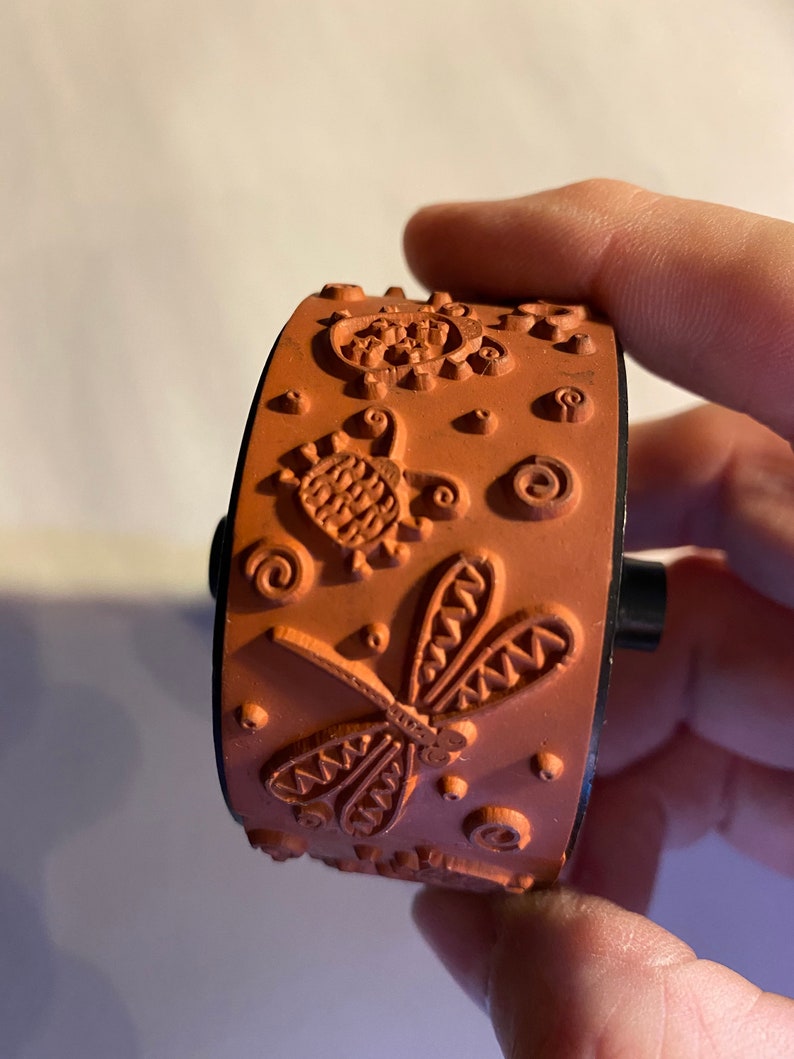 Stampin UP Red Rubber Stamp Wheel Block Stampin Around - Etsy