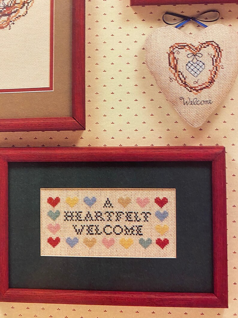 Welcome - Counted Thread Cross Stitch Charts - Choose A Heartfelt ...