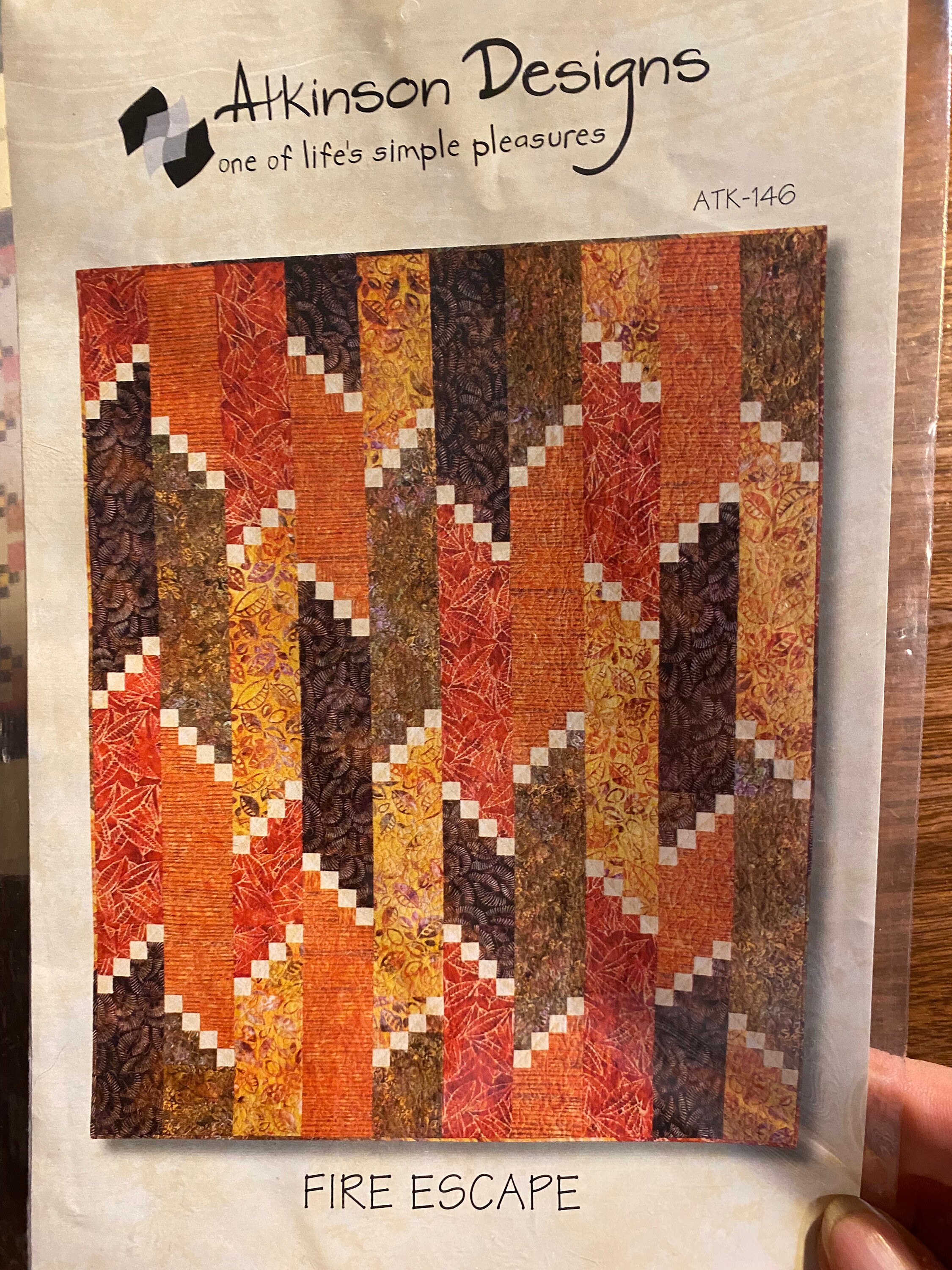 Choose Quilt Pattern, Atkinson Designs - Yellow Brick Road, Fire Escape ...