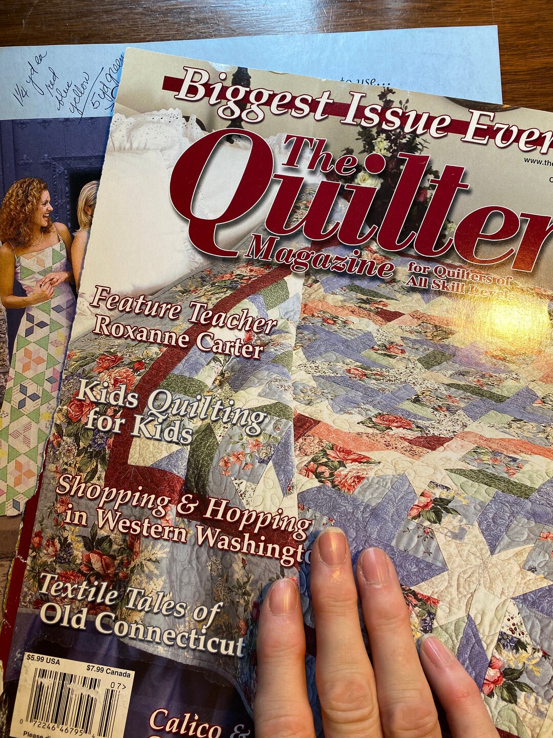 The Quilter Magazine All Skill Levels - July 2004 Patterns, Techniques ...