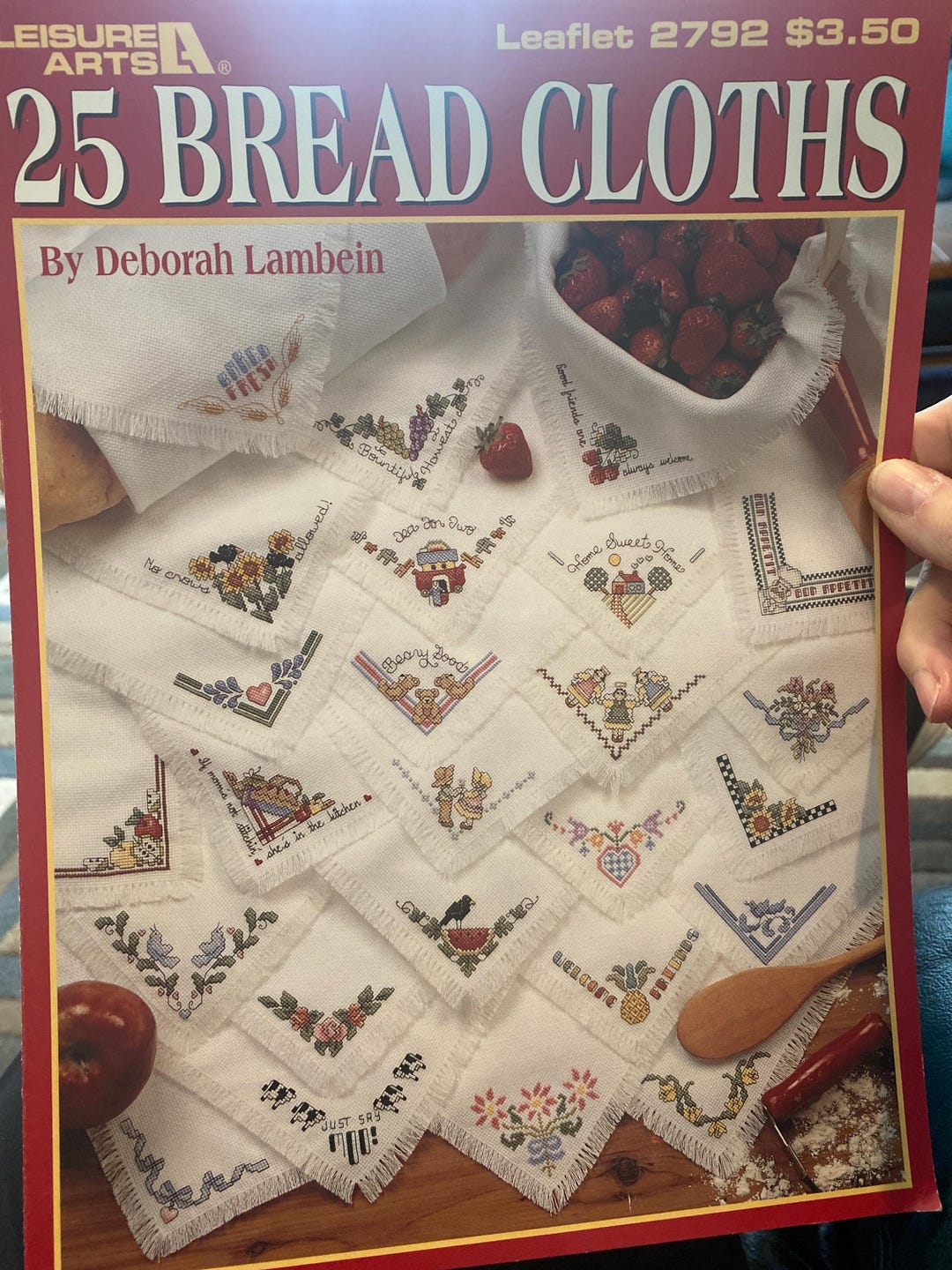 25 Bread Cloths - Counted Thread Cross Stitch Pattern - Leisure Arts ...