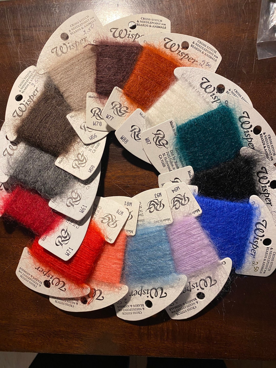 Wisper Mohair / Nylon - Specialty Needlework Floss - Needlepoint, Cross ...