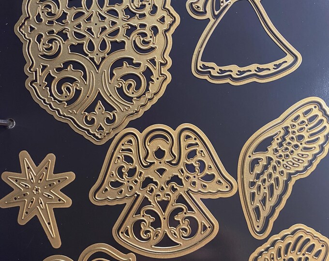 3D Decorative Layer Dies Set of 3 - Metal Die Paper Crafting, Print ...