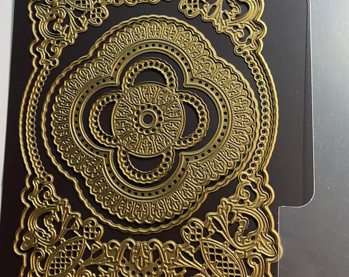3D Rococo Concentric Frame Dies - Metal Dies Paper Crafting, Print ...