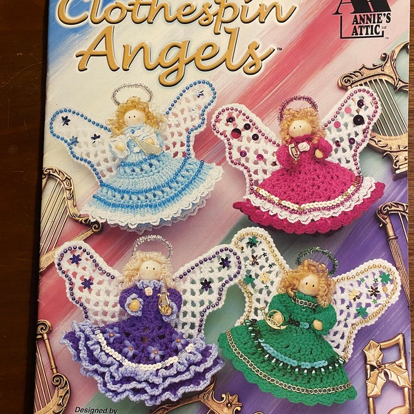 Clothespin Angels - Etsy