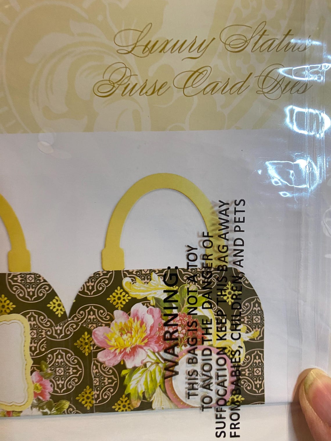 Luxury Status Purse Card Dies Metal Dies Paper Crafting, Print Making ...