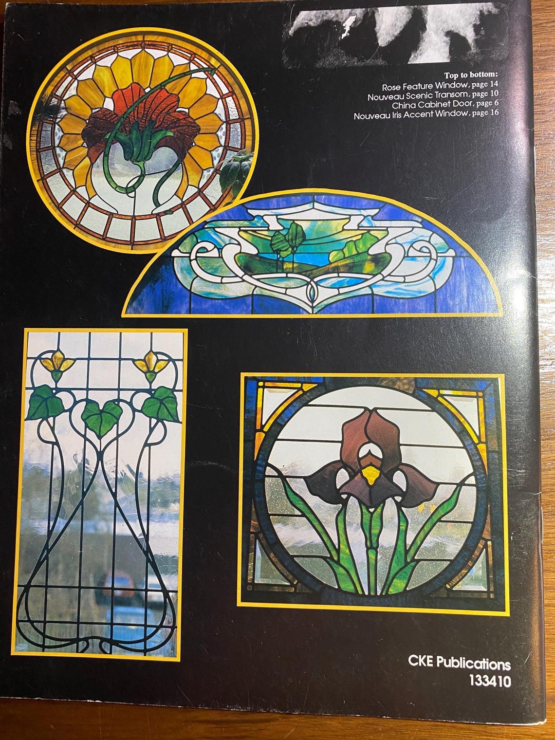 Art Nouveau Stained Glass for Today - Pattern Book - Classic Crafts ...