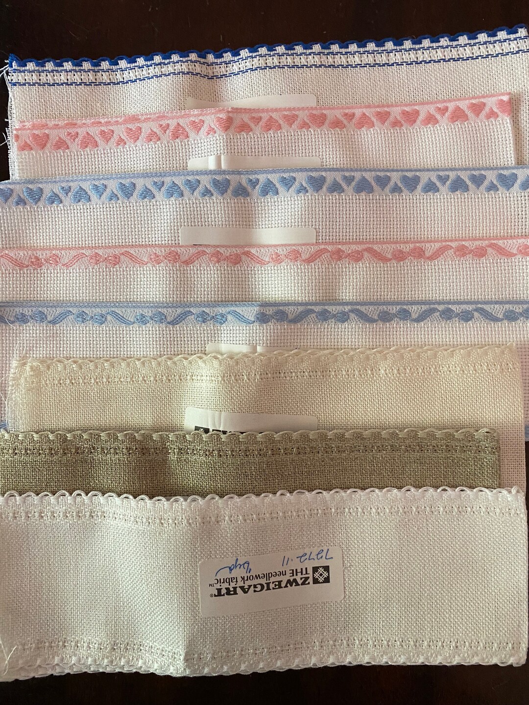 Counted Thread Cross Stitch Fabric Band by Zweigart, Aida - Needlework ...