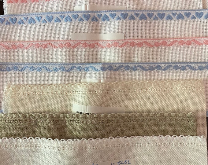 Cross Stitch Fabric Tear Away Graph Canvas 14 Count Waste Fabric by ...