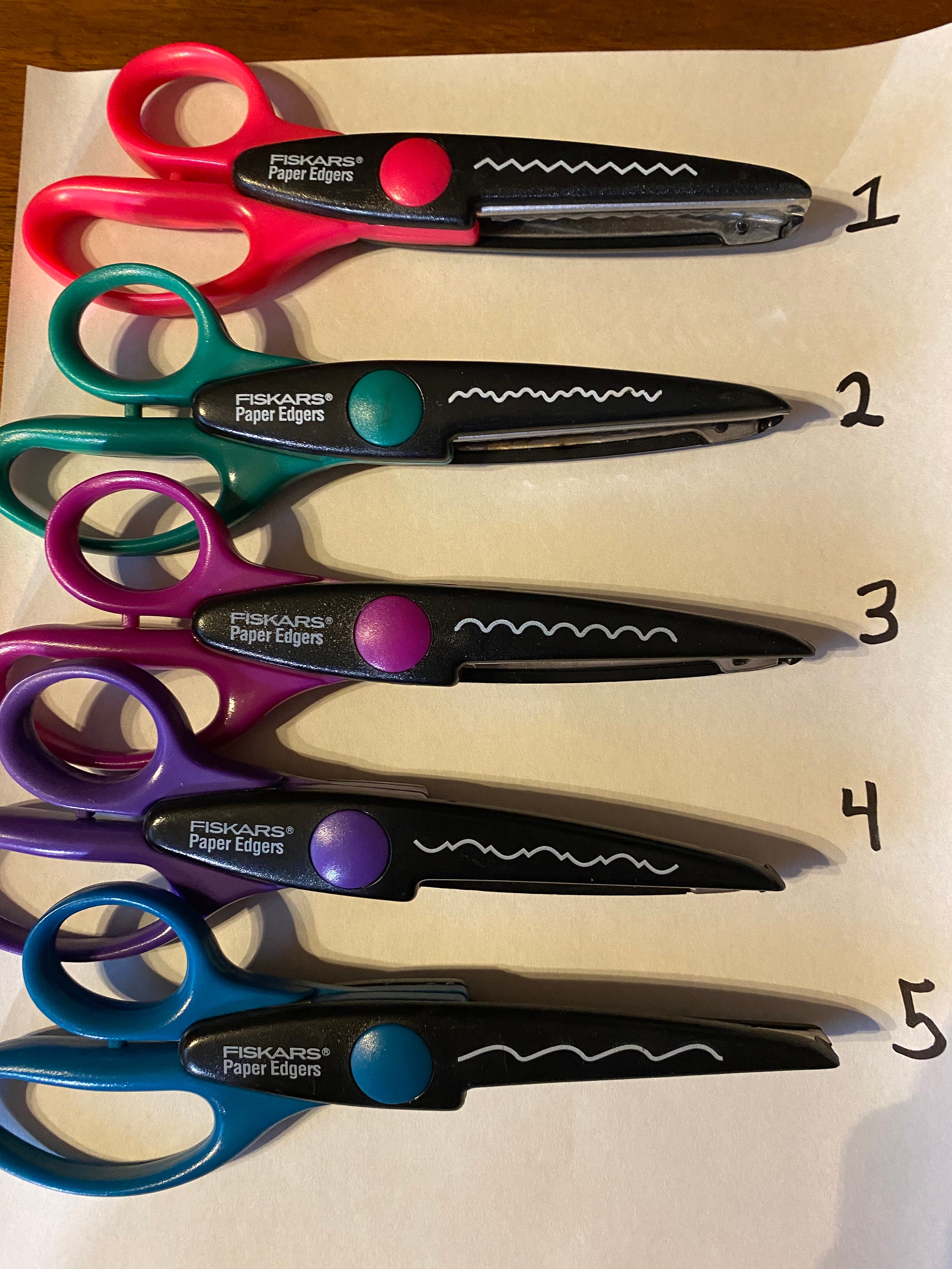 Fiskars Scissors Paper Edgers Cutting Decorative Scallop Edge - Etsy UK